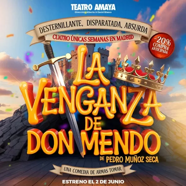 La Venganza de Don Mendo date del tour 2026 2027. La Venganza de Don ...