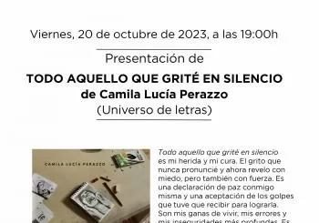 Entradas Presentación de 'Todo aquello que grité en silencio', de ...